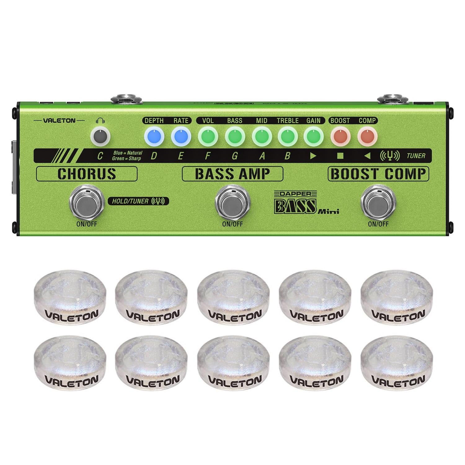 Valeton Bass Multi-Effects Pedal Sesión de escenario Gigging Practice ...