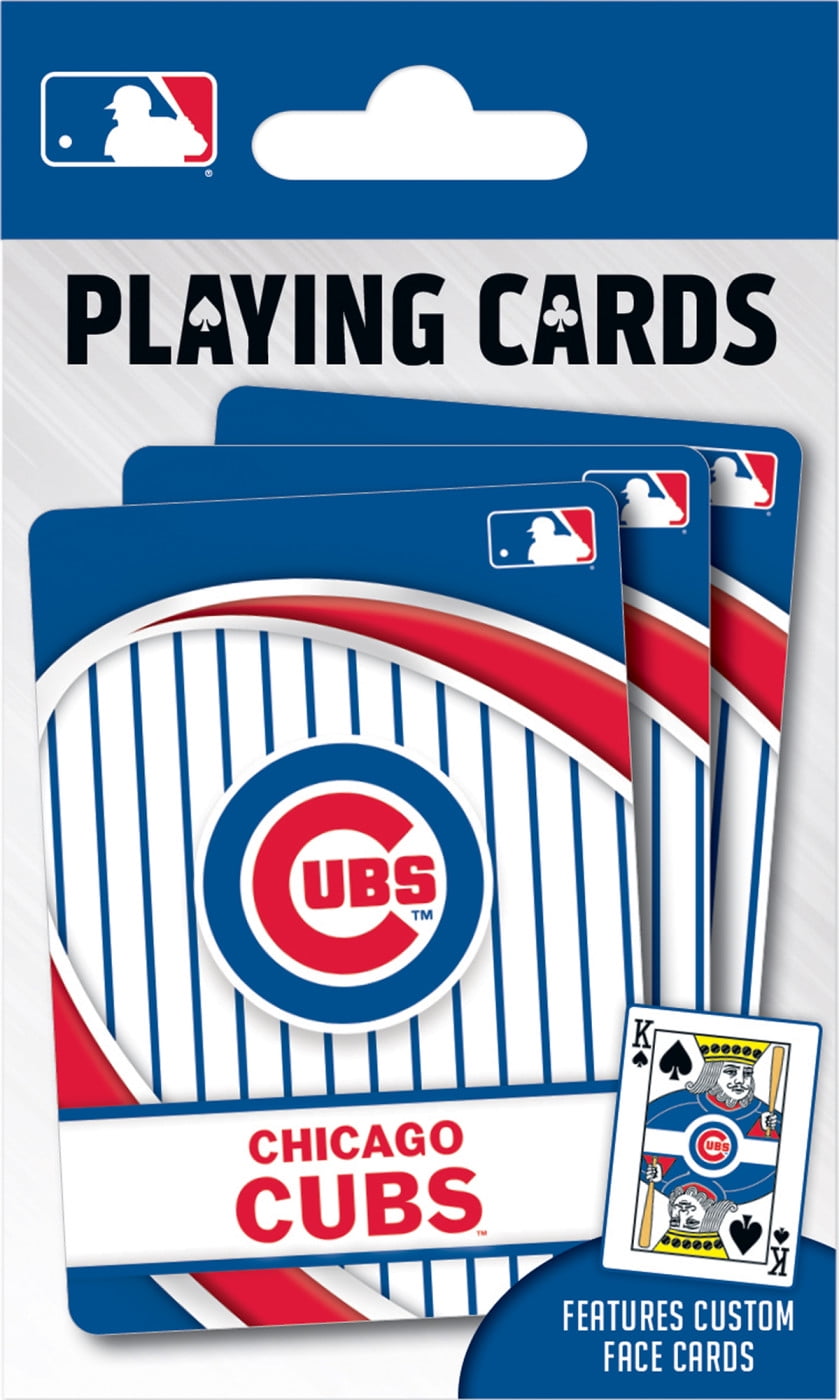 MasterPieces Officially Licensed MLB Chicago Cubs Playing Cards - 54 ...