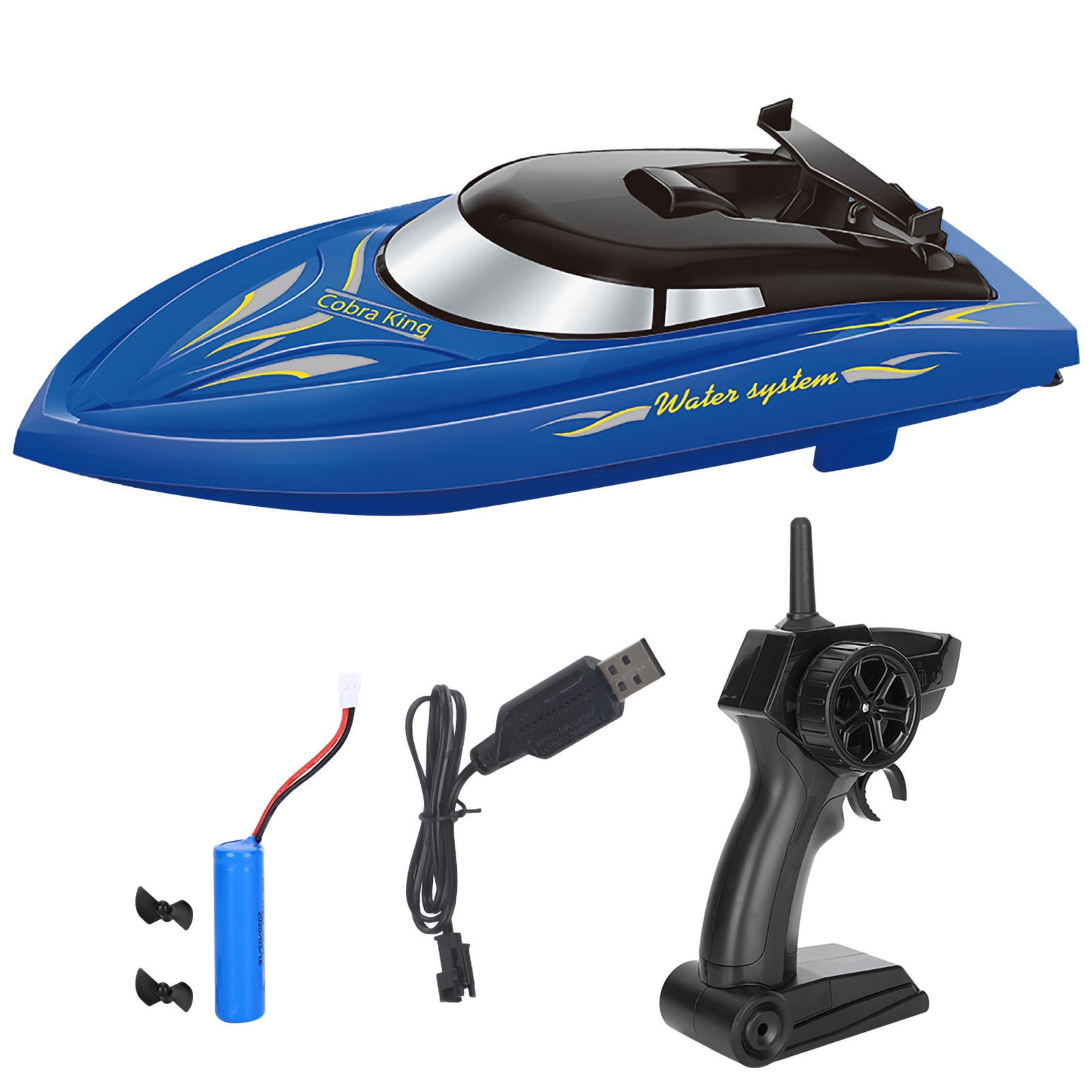 Barco RC, 2.4G Barco de Control Remoto a Prueba de Agua Juguete RC Race ...