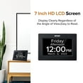 Mitoart Digital Alarm Clock for Dementia Seniors with Date and Day of ...