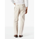 Dockers Men's Classic Pleated Easy Khaki with Stretch - Walmart.com