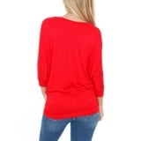 Women's Banded Dolman Top - Walmart.com
