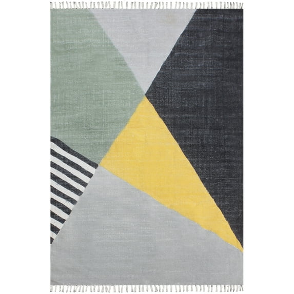 Casavani Pure Cotton Handmade Entrance Rug, Yellow 4x10 ft - Walmart.com