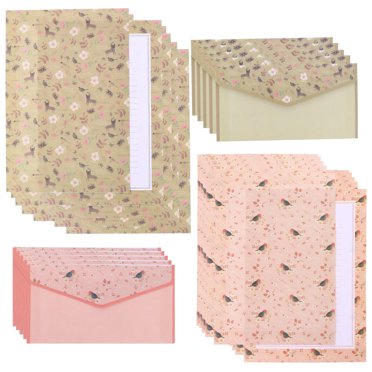 GirlZone Mermaid Stationary Gift Set for Girls, 45 piece Letter Writing ...