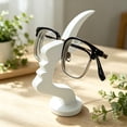 3 Pack White Silhouette Glasses Stands, Creative Geometric Face ...