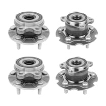 AutoShack Front & Rear Wheel Bearing and Hub Repair for Toyota ...