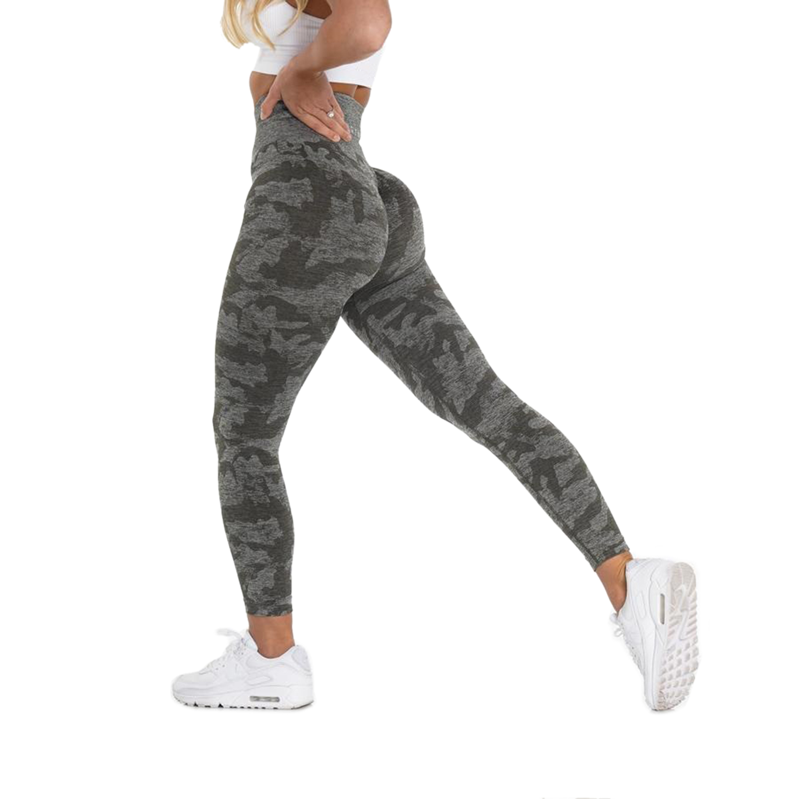 Catinbow Workout Clothes - Women's Seamless Camo Workout Leggings, High ...