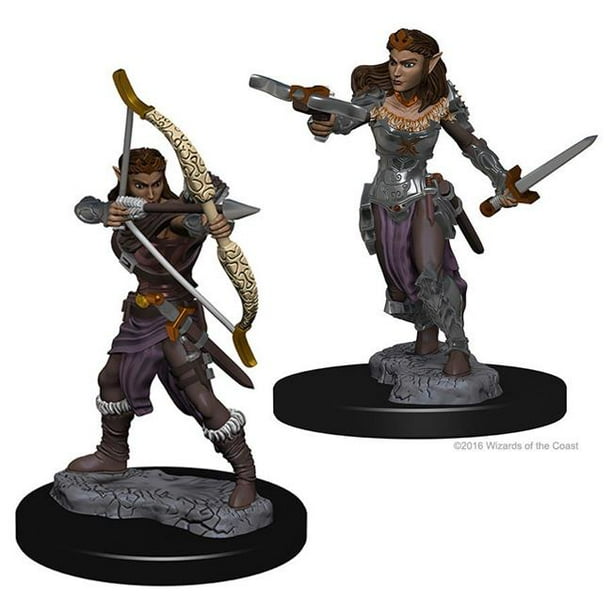 WizKids WZK72638 Dungeons & Dragons Nolzurs Marvelous Unpainted Elf ...