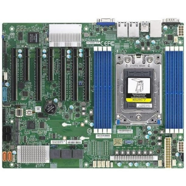 SuperMicro H12SSL-CT Motherboard - Socket SP3 - Single AMD EPYC 7003/7002 Series Processor ...