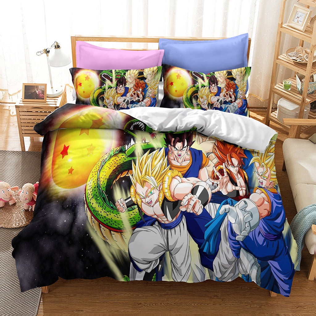 Anime Dragon Ball Z Bedding Bed Set Twin Full Queen King Size Goku