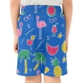 BZSMCE Adjustable Drawstring Casual Shorts With Flamingo Watermelon ...