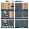 20 pcs Metal Roofing Panels, 6ft Galvanized Steel Corrugated Roof ...