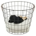 Realspace® Large Size Black/Copper Round Metal Wire Storage Basket with ...