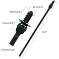 100PCS Fir Tree Nylon Push Mount Zip Ties, Heavy Duty Wire Ties, 2 in 1 ...