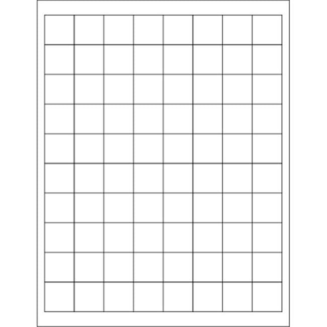 Click here for Officespace 1 X 1 In. White Rectangle Laser Labels... prices