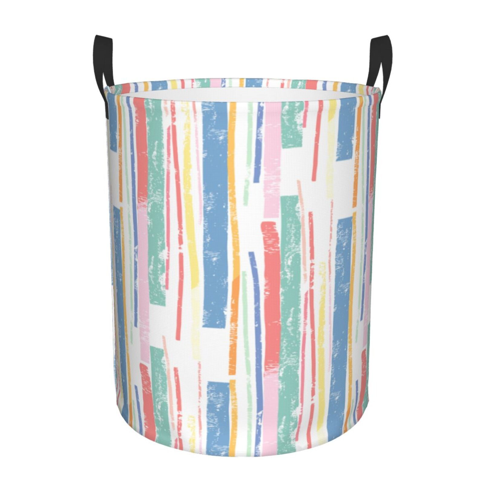 ZNDUO Round Laundry Basket, Waterproof Collapsible Laundry Baskets with ...