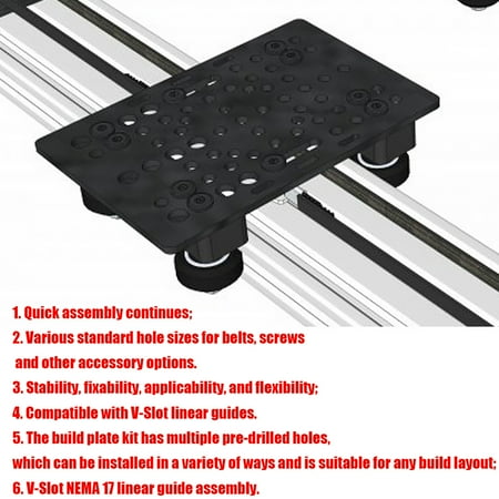 3D Printer Gantry Plate V Slot Gantry Build plate; V slot gantry Plate ...
