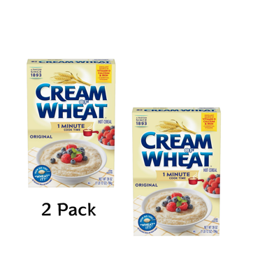 Cream of Wheat, Original Instant Hot Cereal Packets, Shelf-Stable, 12 ...