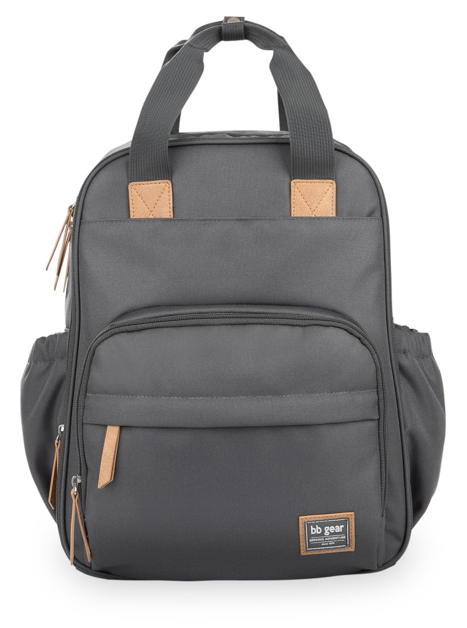 BB Gear by Baby Boom Back Pack Diaper Bag - Grey Heather - Walmart.com