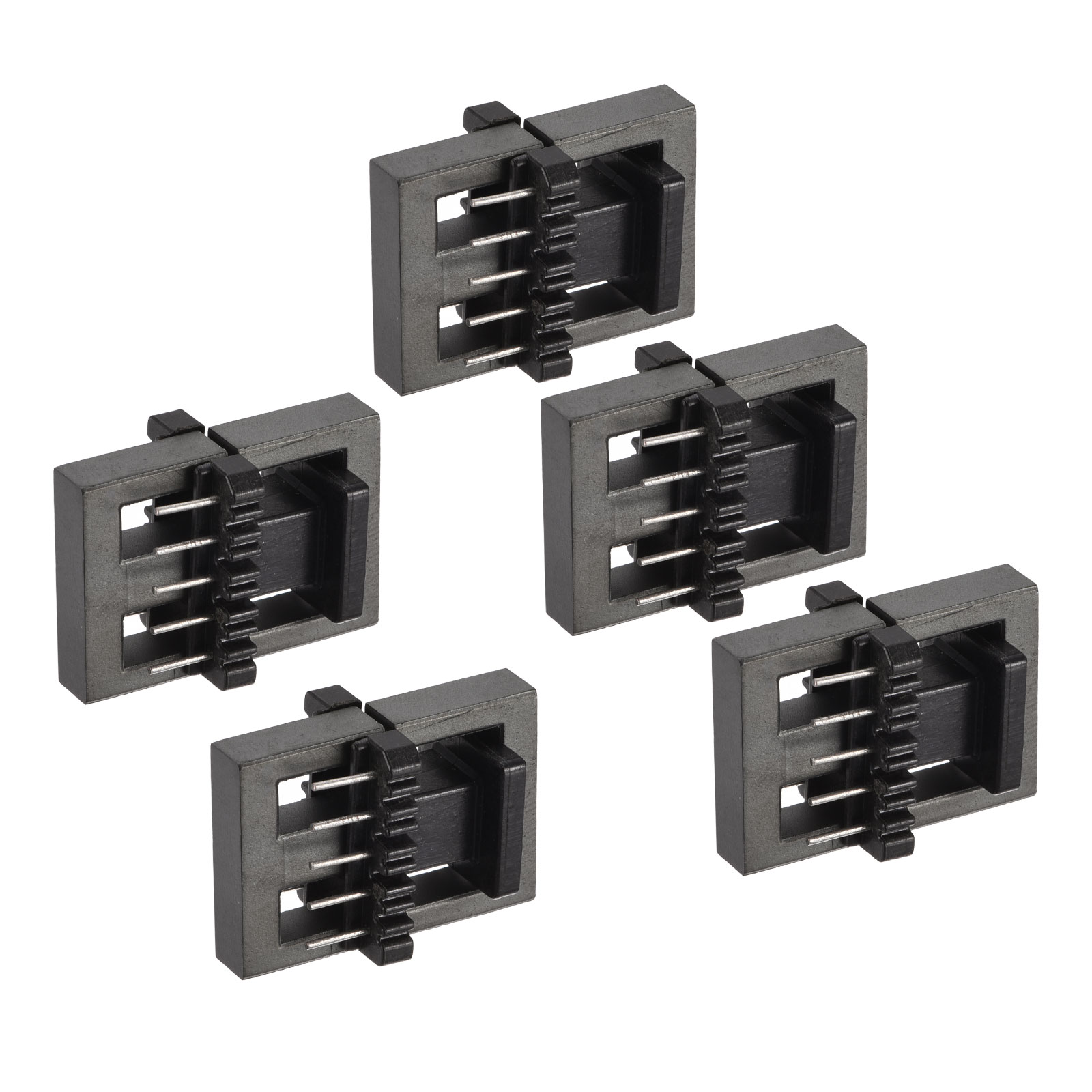 Uxcell Transformer Bobbin EI22 Vertical 5 with 5 Pin with Ferrite Core Halves 5 Set - Walmart.com