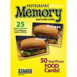 Picture Memory Foods Card Game Real Photo Concentration Game - Walmart.com