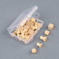 8/12/20/25Pcs Push Pins Large Wooden Thumb Tacks Cork Push Pins Set for ...