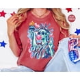 CLOTEX Comfort Colors Preppy Statue of Liberty Blowing Bubble Gum Shirt ...