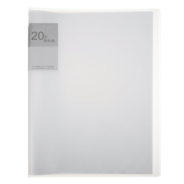 Frcolor Folder File Sleeves Display Folders Clear Office Paper Document ...