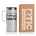 RTIC 16 oz Leakproof Sealed Coffee Travel Mug, BPA Free Stainless Steel ...