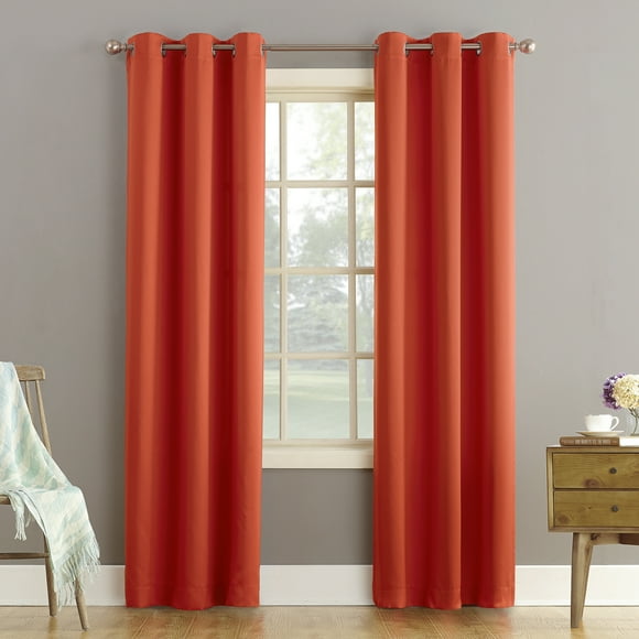 Orange Curtains