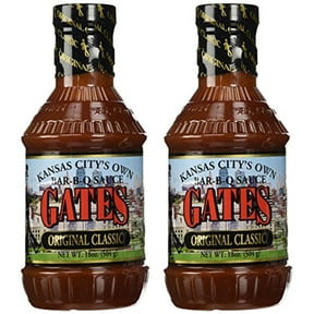 Gates Mild Bar-B-Q Sauce, 18 oz, Tomato-Based, Ideal for Chicken, Ribs ...