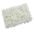 Dualoai 6 Pieces Removable Artificial Flowers Wall Panel Wedding Decor ...