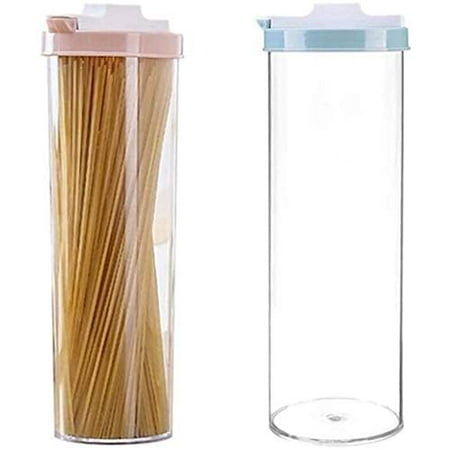 2 pcs Kitchen Airtight Food Storage Containers,Spaghetti Pasta ...