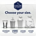 Color Scents 8 Gallon Medium Trash Bags, 40 Count, Vanilla Flower Scent ...