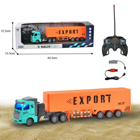 Wireless Remote Control Semi-trailer Heavy Duty Large Truck Simulation ...