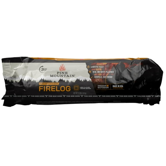 Free Shipping! Pine Mountain 3-Hour Firelogs, Long Burning, 6 Pack ...