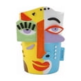 Abstract Face Planter Resin Pot for Succulents – Outdoor Garden ...