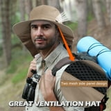 Tirrinia Sun Blocker Sun Hats for Men with Neck Flap and Wide Brim for ...