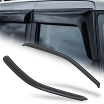 M-AUTO 4 Pcs Tape-On Window Visor Shade Smoke Vent Wind Rain Deflector ...