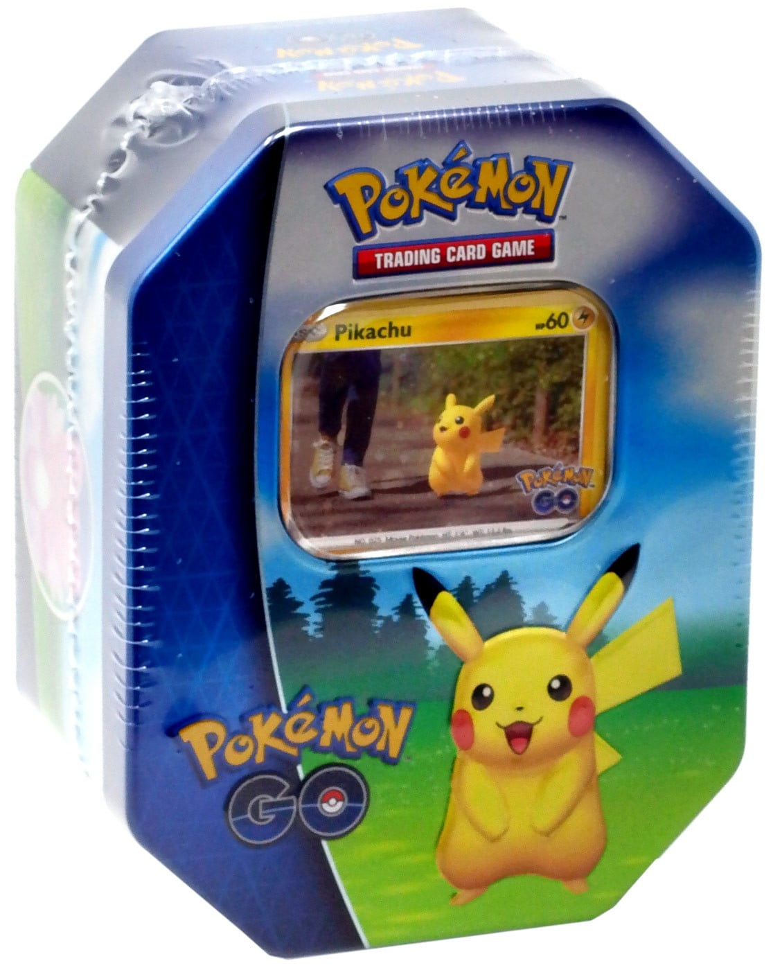 Pokemon GO Pikachu Tin Set (4 Booster Packs, 2 Foil Promo Cards & More ...