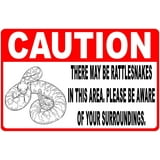 Caution There May Be Rattlesnakes in Area Sign - Walmart.com