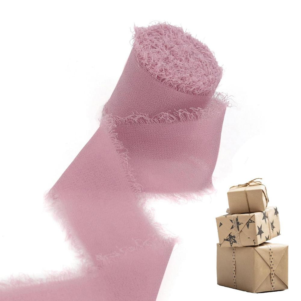 Tohuu Silk Ribbon Embroidery Supplies Hand Torn Chiffon Silk Ribbon ...