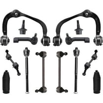 Detroit Axle - Front Rear Struts Upper Control Arms Suspension Kit ...