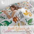 Animal Alphabets Full Duvet Cover Set, Cartoon Colorful Simple Cute ...