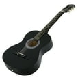 ZENSTYLE 38in Acoustic Guitar Starter Kit with Case, Strap, Tuner, Pick ...
