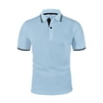 AHMOMEI Polo T Shirts for Men Waffle Texture Short Sleeve Dress Shirts ...