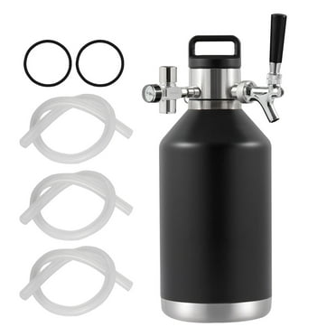 Mini Ball Lock Keg, 2 Gallon Home Brewing Keg, Stainless Steel Beer ...