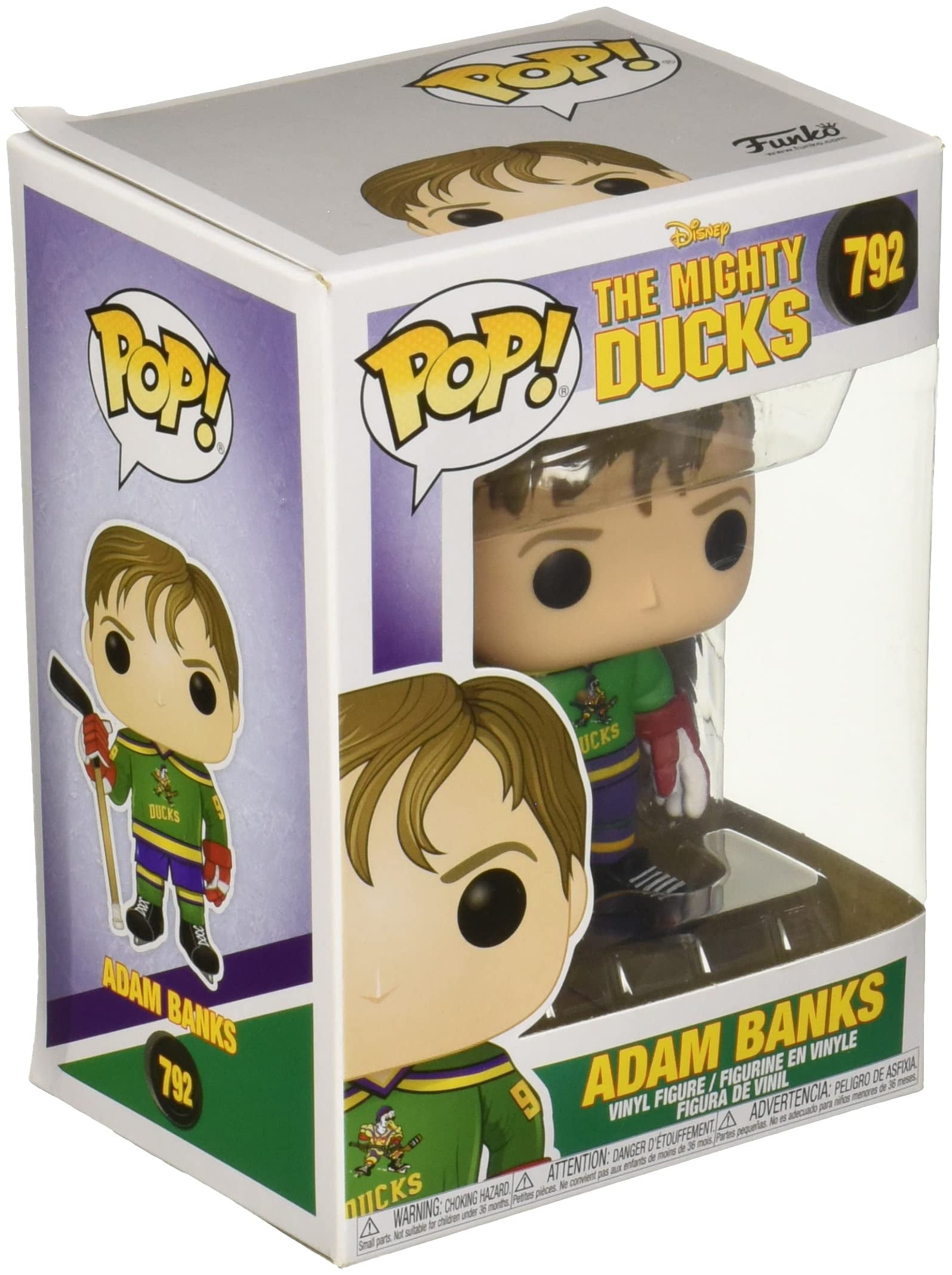 Funko Pop! Disney: Mighty Ducks - Adam Banks, Multicolor, Model:46787 Funko - | Bodega Aurrera ...