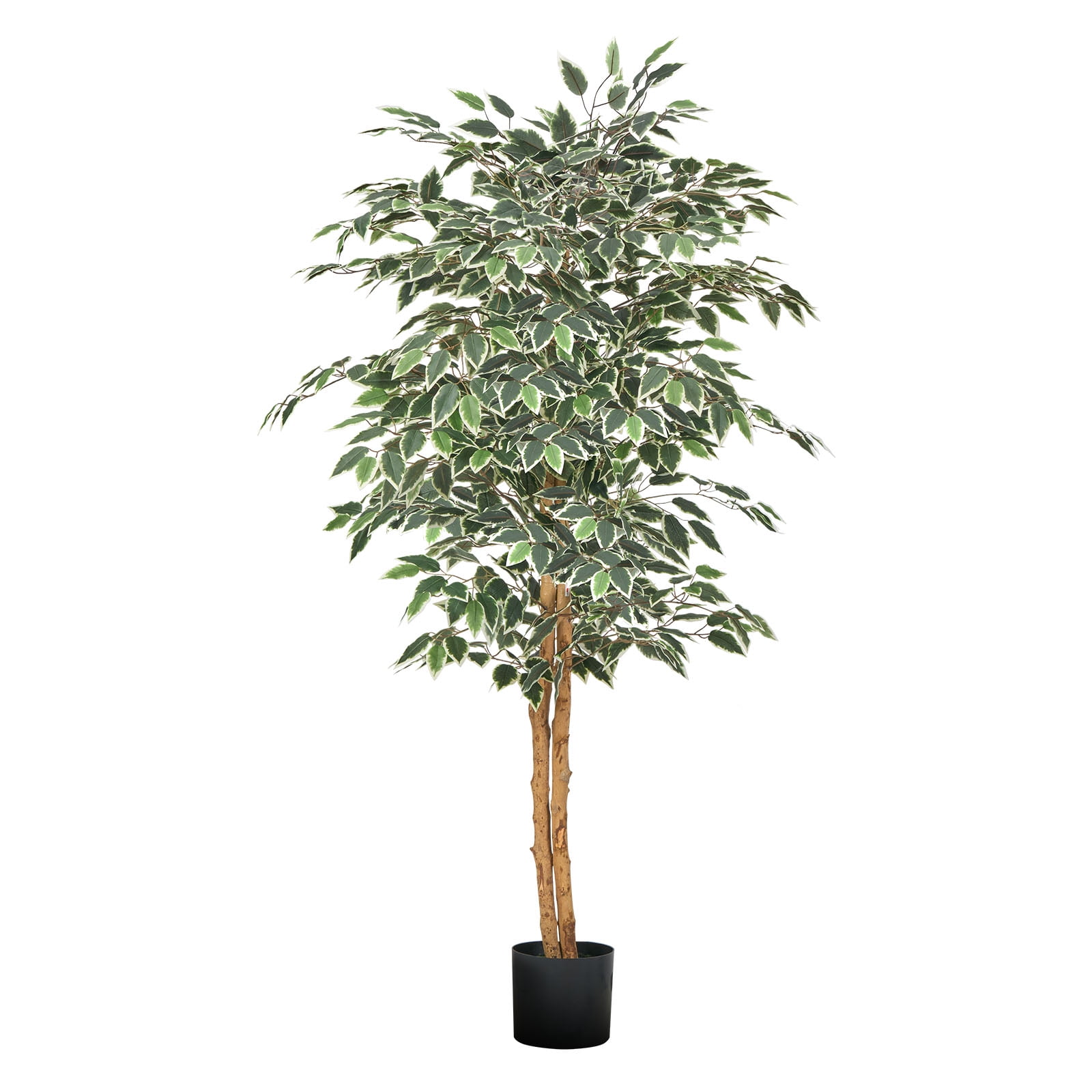 Click here for Vevor 5ft Artificial Ficus Tree Tall Faux Plant Wi... prices
