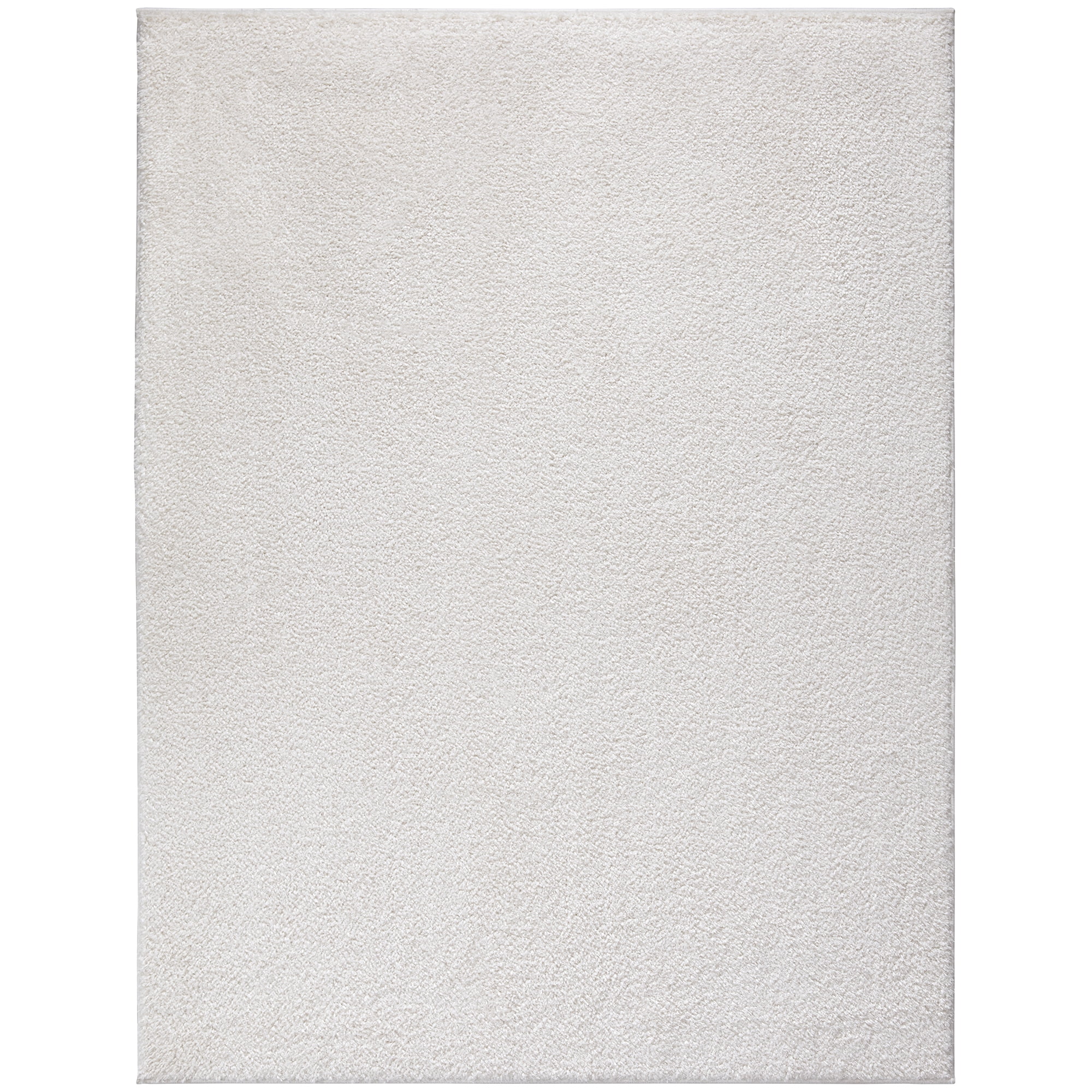 Sweet Home Stores Cozy Non-Slip Rubberback Solid 5x7 Soft Indoor Area ...